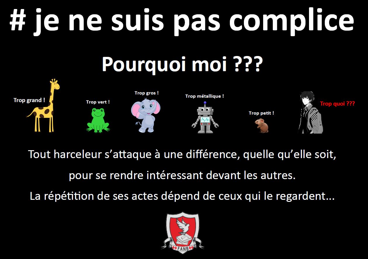 Affiche pourquoi moi - FANB